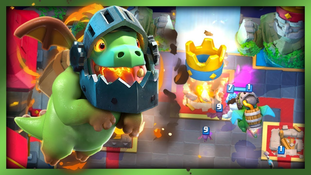 Clash Royale - Inferno Dragon Attacks - YouTube