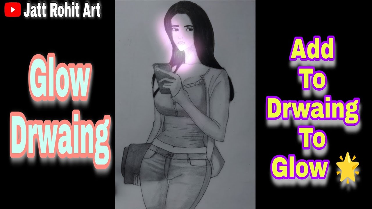 How To Draw A Glow Drwaing 0.1 | How To Add Drwaing To Glow 🌟 - YouTube
