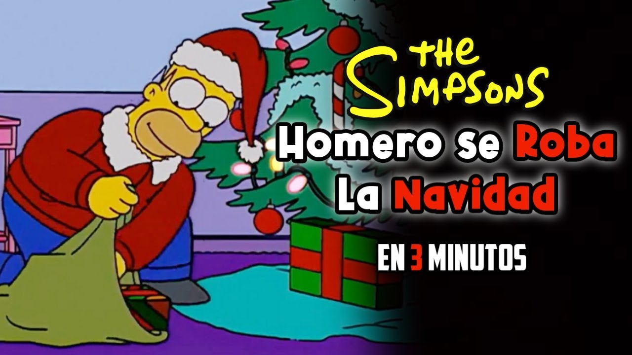 Homero se Roba la Navidad - Resumen en 3 Minutos - YouTube