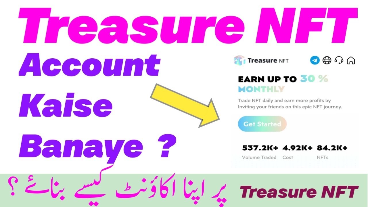 Treasure NFT Per account kaise banaye | how to create register on ...