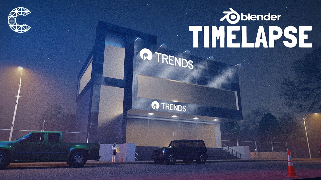 Trends in Blender- 3D Modeling Timelapse (Beginners) - YouTube