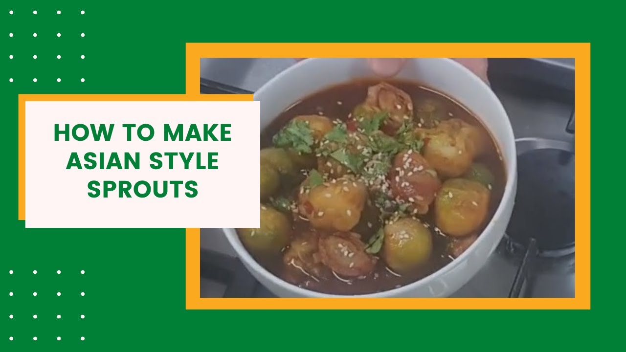 Christmas Leftovers - How to make Asian Style Sprouts - YouTube