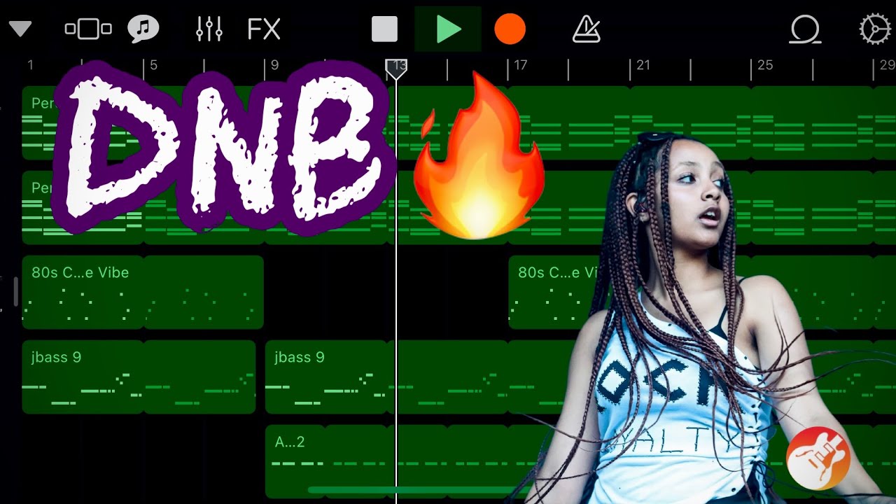 Making a DnB beat on GarageBand iOS 2022! (PinkPantheress) - YouTube