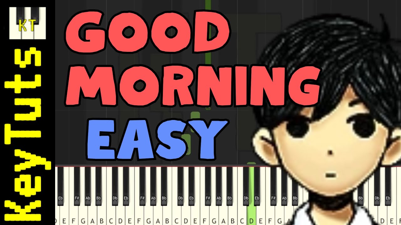 Good Morning [Omori] - Easy Mode [Piano Tutorial] (Synthesia) - YouTube