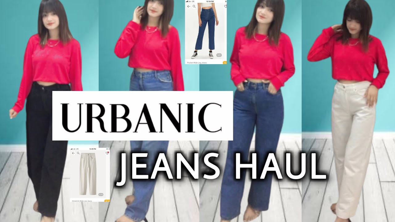 URBANIC *TRENDY* JEANS HAUL | *BEST* URBANIC JEANS TRY ON+HAUL | WIDE ...