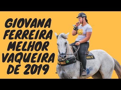 Melhor Vaqueira De 2019 GIOVANA FERREIRA - YouTube