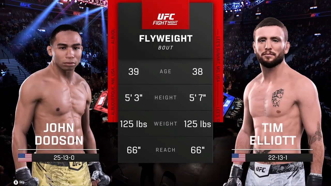 UFC 5 Men Flyweight John Dodson (США) - Tim Elliott (США) - YouTube