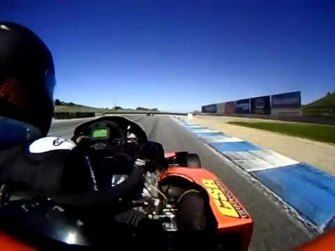 250 cc Super Shifter Kart racing at Laguna Seca Raceway March 03, 2012 ...