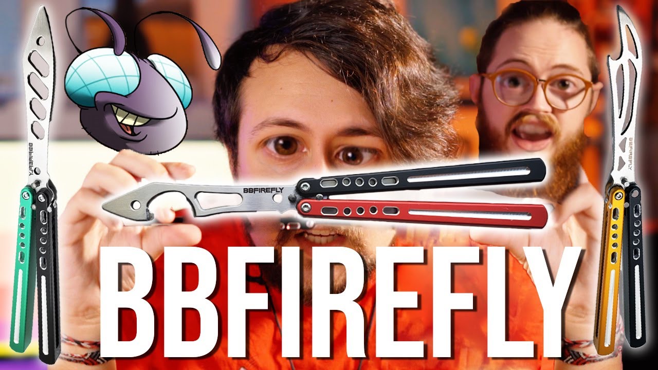 The BIGGEST Balisong?? - BBFirefly Balisong REVIEW (BBbarfly) - YouTube