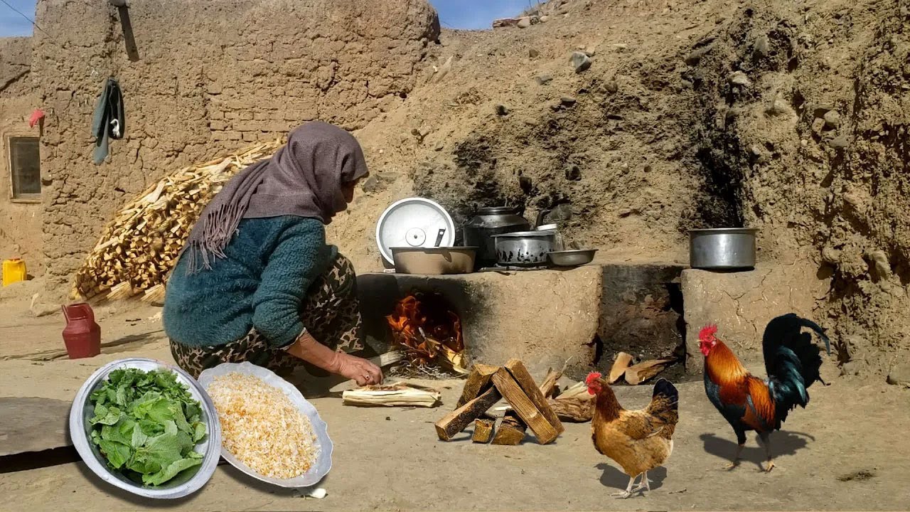 uthentic Dampokht Pilaf Recipe | Traditional Cooking in Afghan Village ...