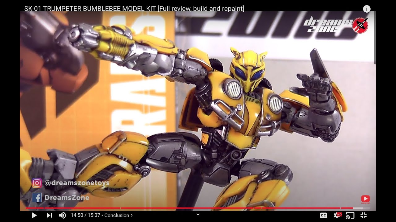 SK-01 TRUMPETER BUMBLEBEE MODEL KIT [Full review, build and repaint ...