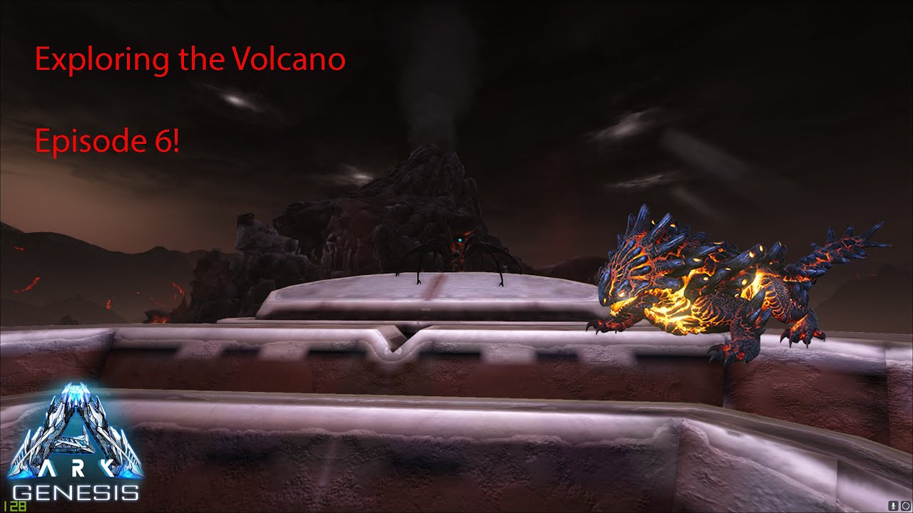 Exploring The Volcano Ark Survival Evolved Genesis Episode 6 Youtube