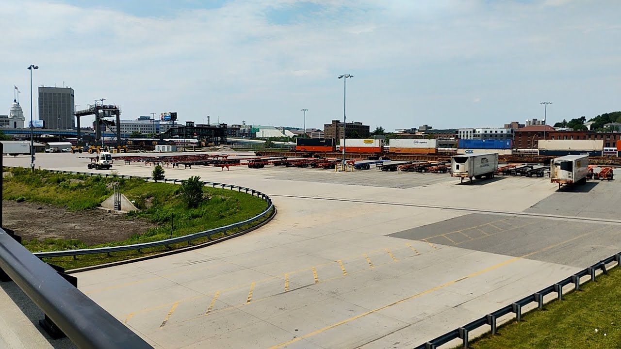 CSX Intermodal yard in Worcester MA on June 13, 2025 - YouTube