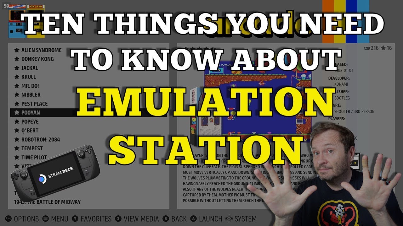 Ten Things You Need To Know About Emulation Station DE (Steam Deck ...