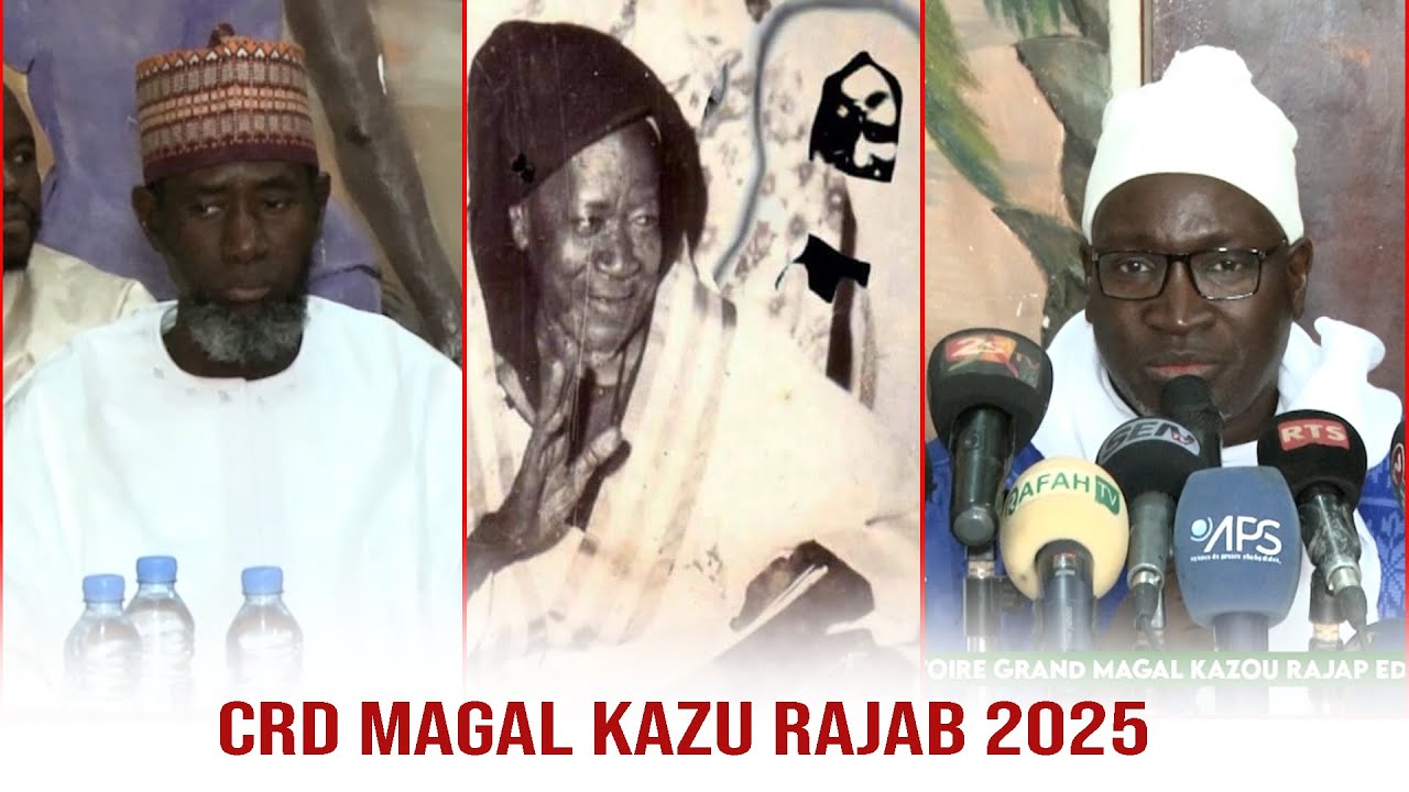 CRD Magal Kazu Rajab Edition 2025 : Kadduy Serigne Ahmadou Badawi Mbacké - YouTube