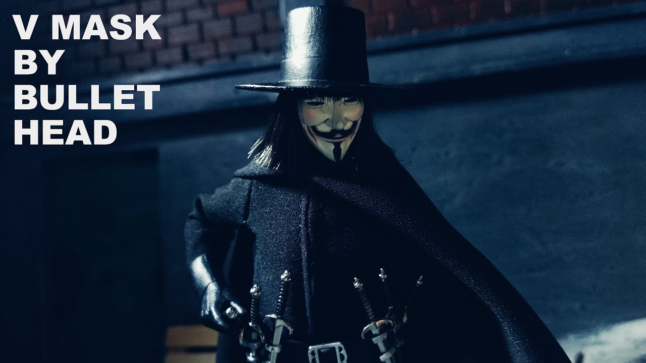 Review V Mask (V For Vendetta) by Bullet Head - YouTube