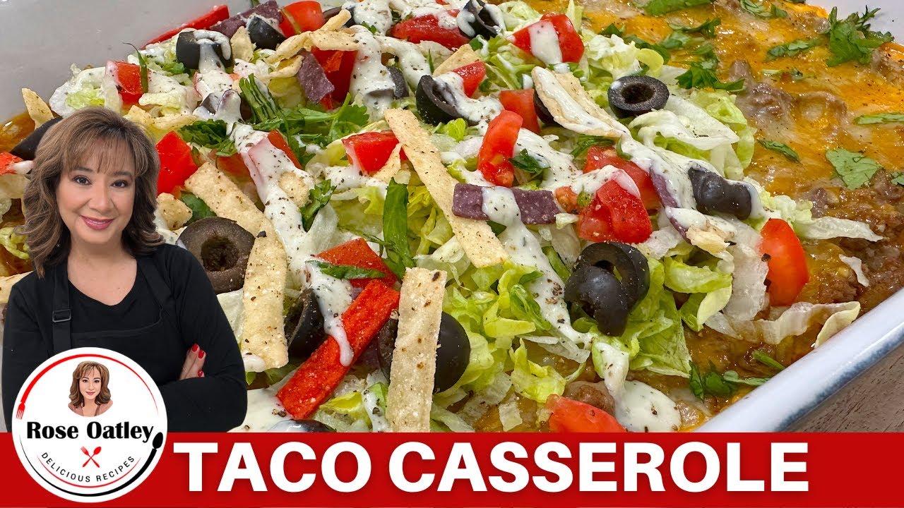 How to make Taco Casserole | Like a Taco but less Messy - YouTube