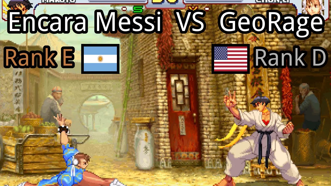 Street Fighter III: 3rd Strike: Encara Messi (AR, Rank E) vs GeoRage ...