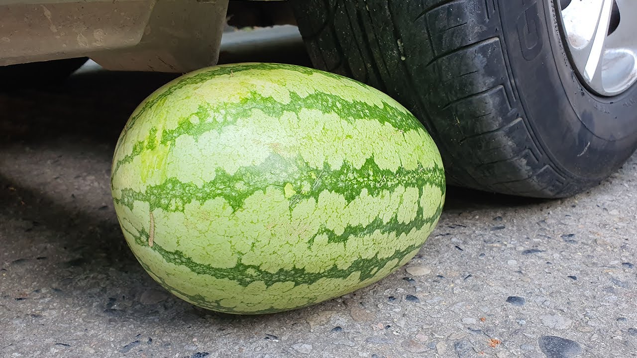 EXPERIMENT: CAR VS WATERMELON - YouTube