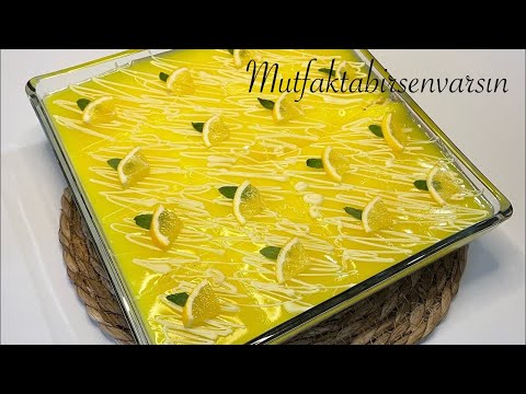 🍋Fırınsız ❌ Limonlu Tiramisu Tarifi 🍋👍