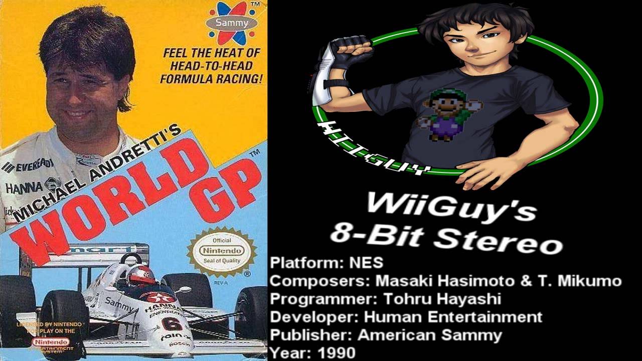 Michael Andretti's World GP (NES) Soundtrack - 8BitStereo - YouTube