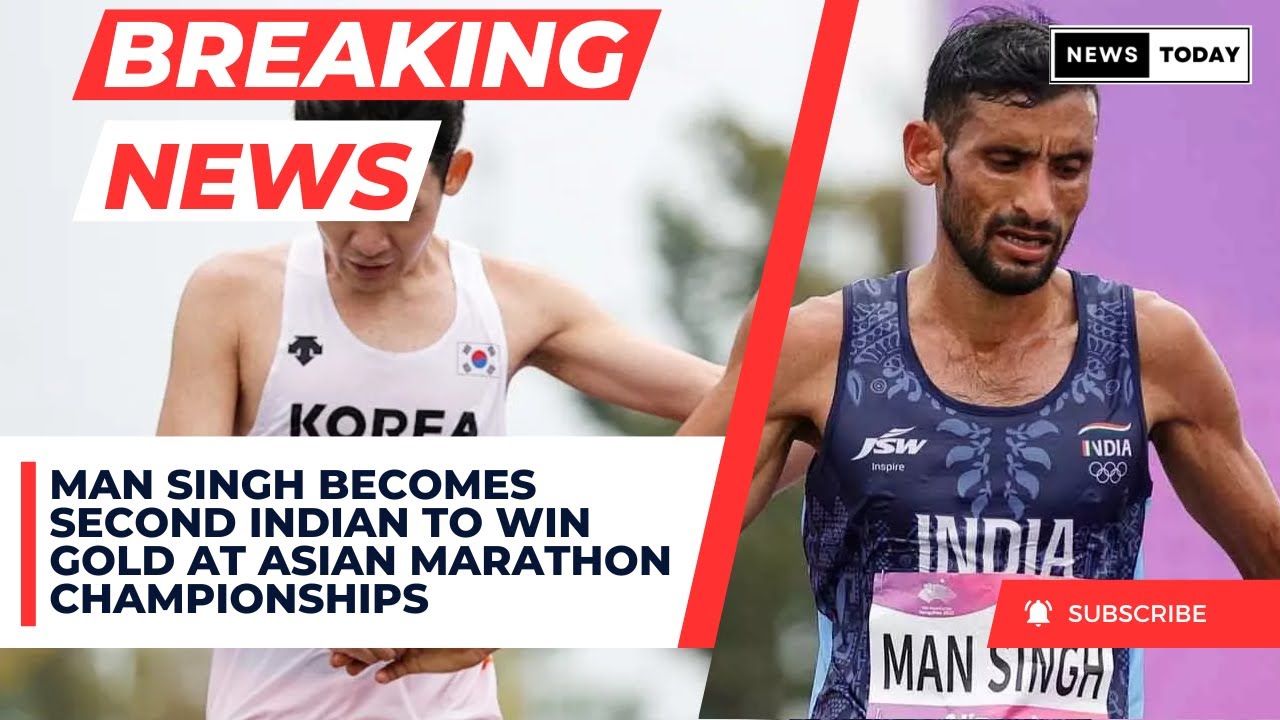 Man Singh becomes second Indian to win Gold at Asian Marathon ...