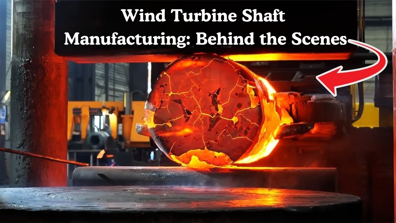 The Process of Wind Turbine Main Shaft Manufacturing: Eye-Opening 😯 ...