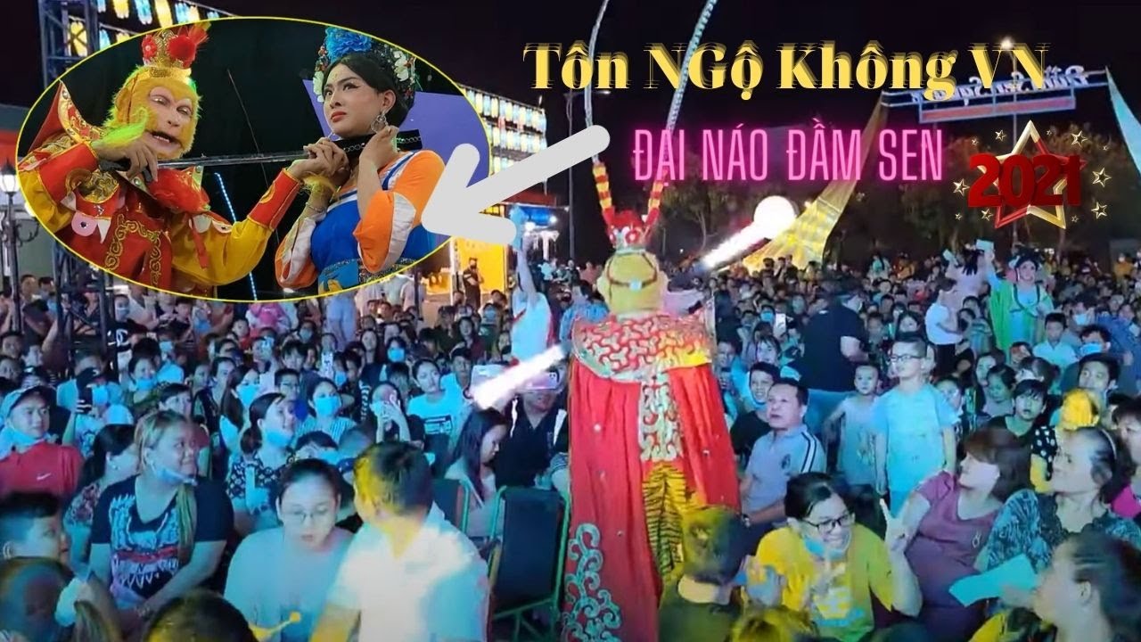 TÔN NGỘ KHÔNG VIỆT NAM Đại Náo Lô Tô Hương Nam tại Đầm Sen Square - YouTube