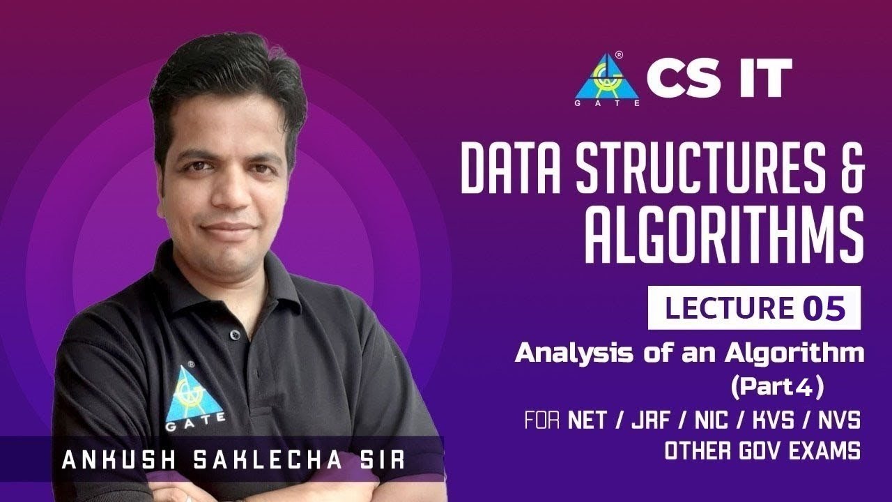 05 Dsa Analysis Of Algorithm Part 4 Ankush Saklecha Sir Net