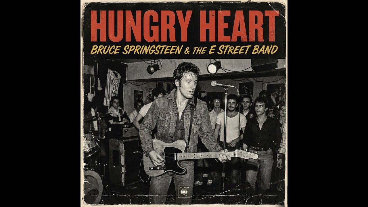 Hungry Heart - Bruce Springsteen (lyrics video) - YouTube