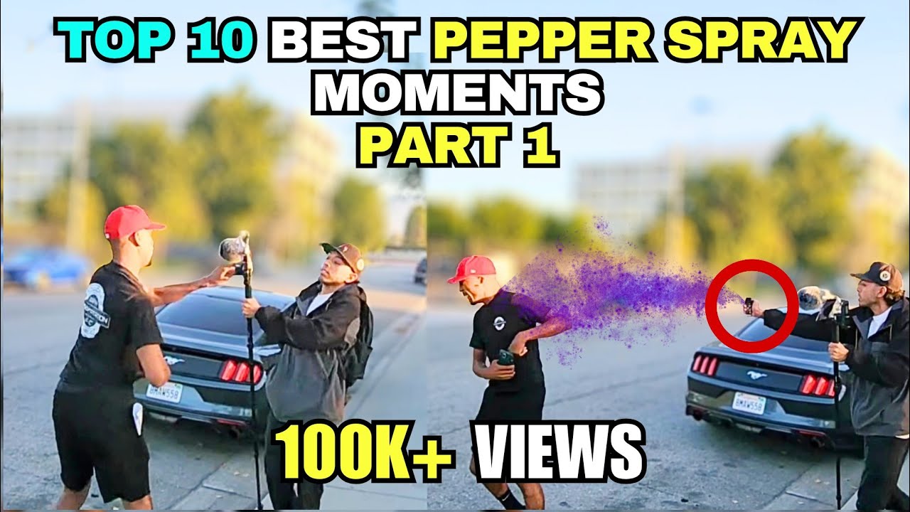 TOP 10 BEST PEPPER SPRAY MOMENTS | Pepper Spray Compilation | First ...