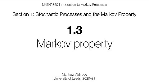 MATH2750 Introduction to Markov Processes - YouTube
