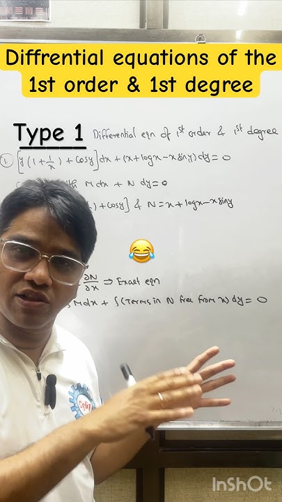 Differential equations of first order & first degree | Type1 #firstyearengineering #sem2 #csgt ...