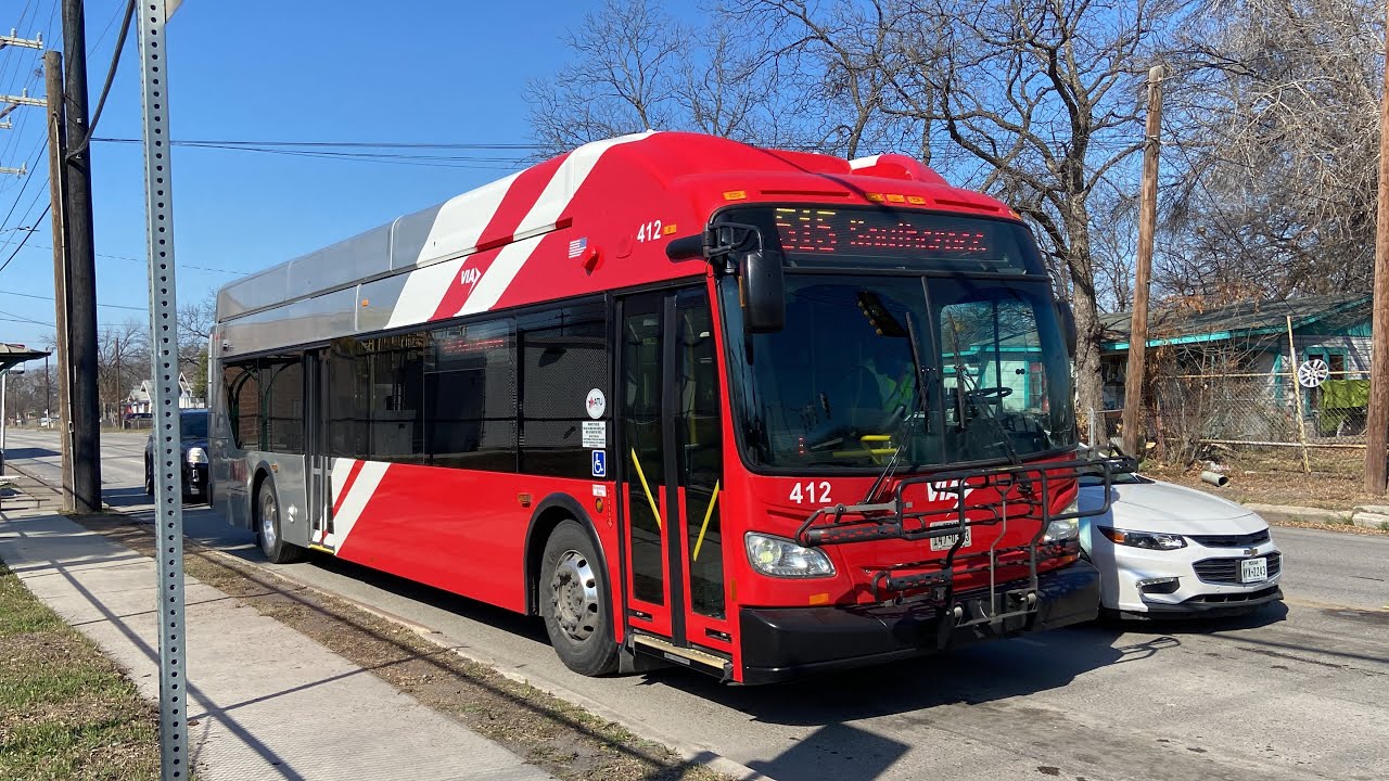 Riding VIA Metropolitan Transit (Route 515) to Zarzamora #412 - YouTube