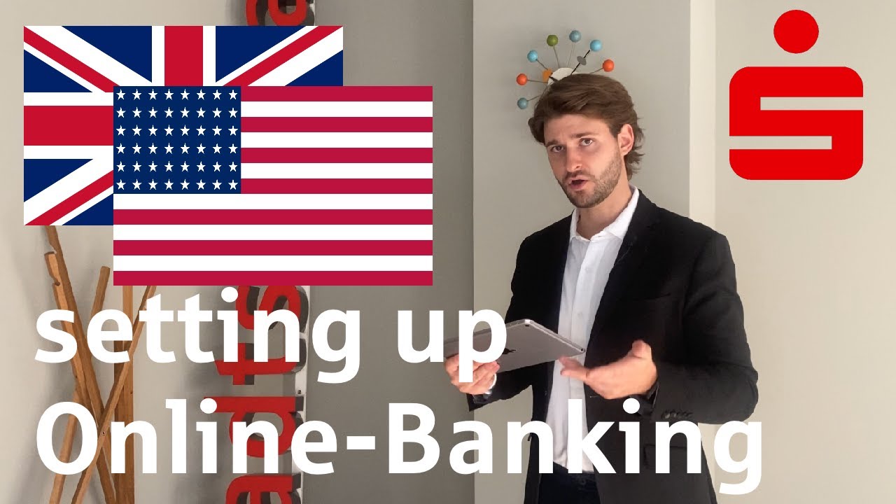 Setting up Online-Banking in english - YouTube