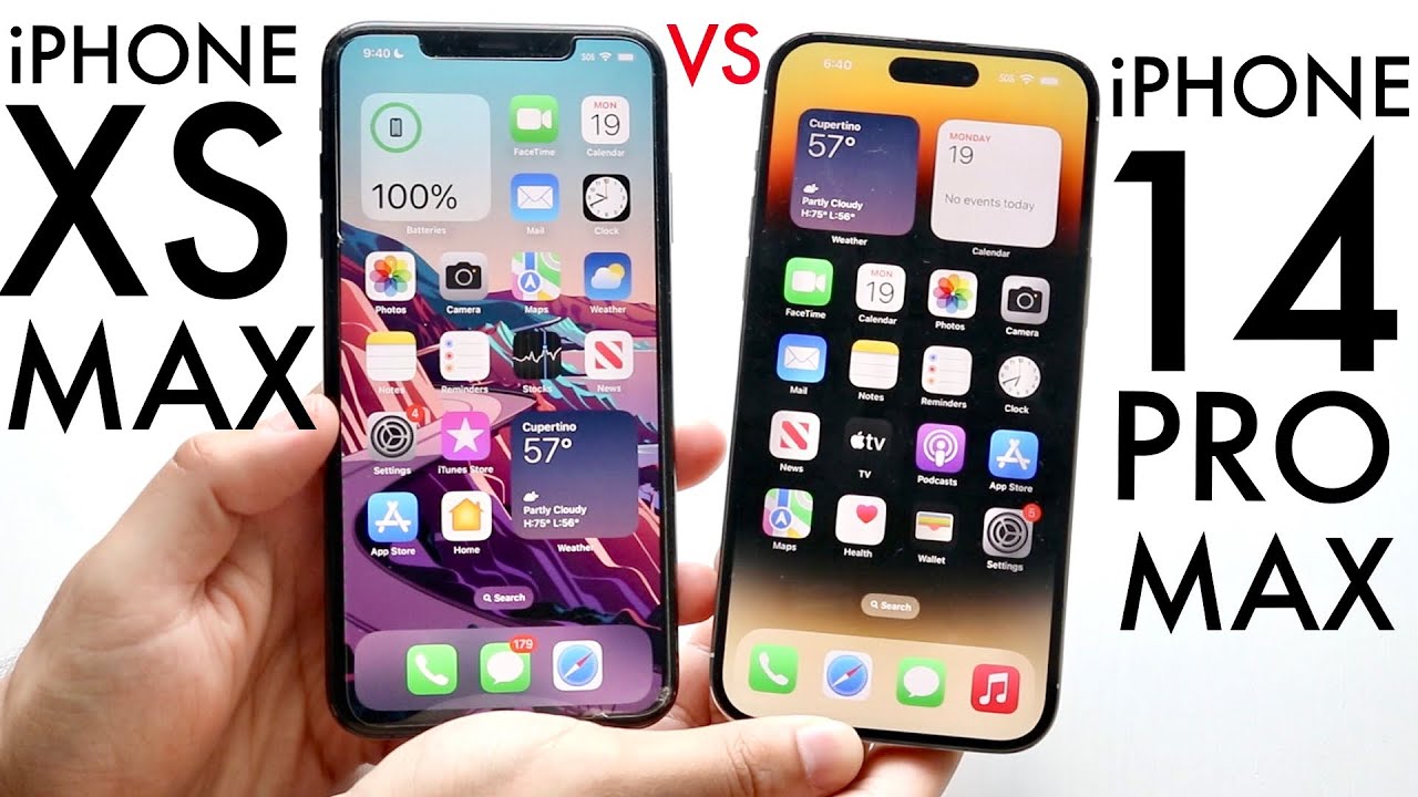 IPhone 14 Pro Max Vs IPhone XS Max Comparison Review YouTube