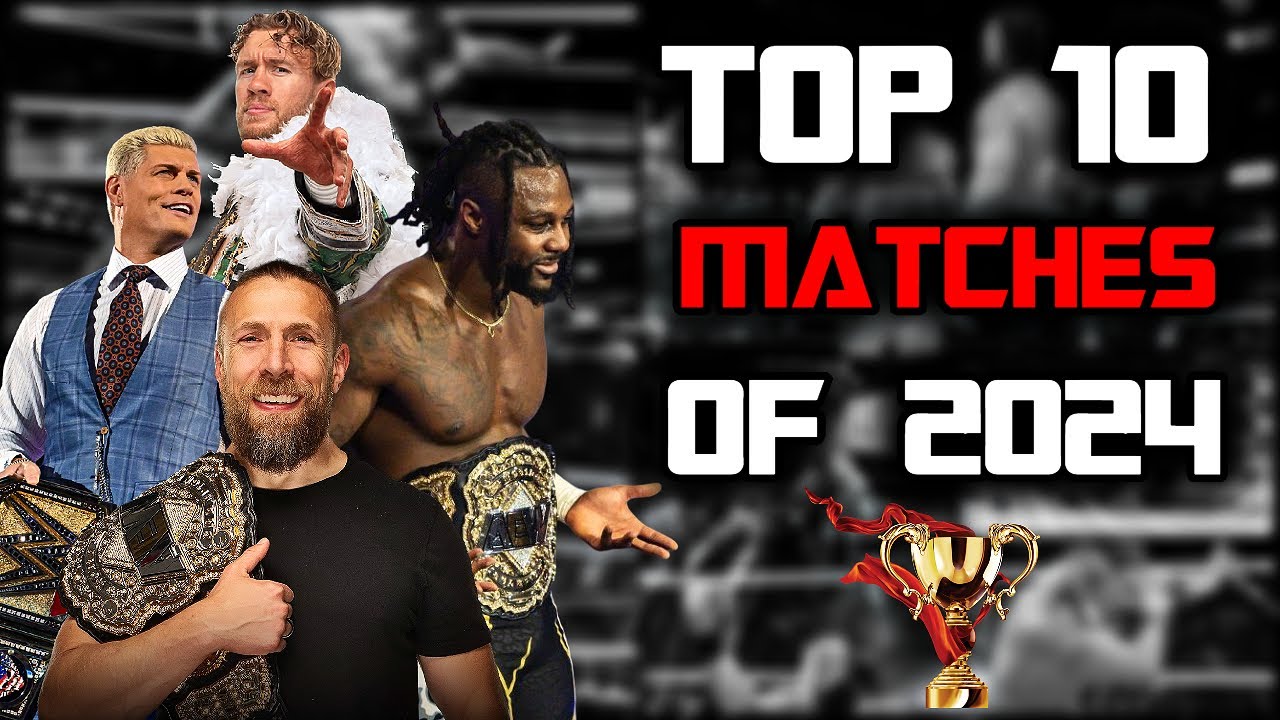 Top 10 Wrestling Matches of 2024 RANKED: WWE & AEW Classics! - YouTube
