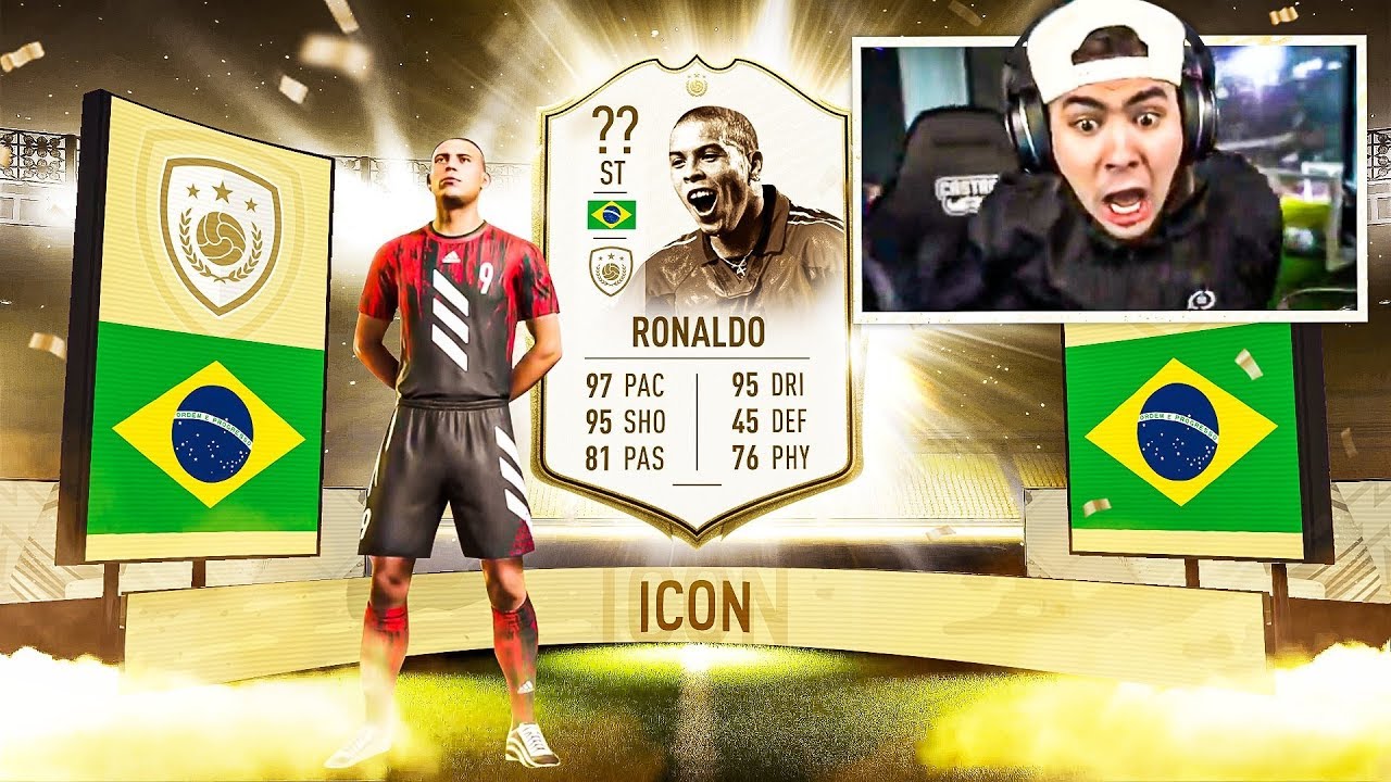 OMG I PACKED R9 RONALDO!! MY BEST ICON PACKS EVER!! FIFA 20 - YouTube