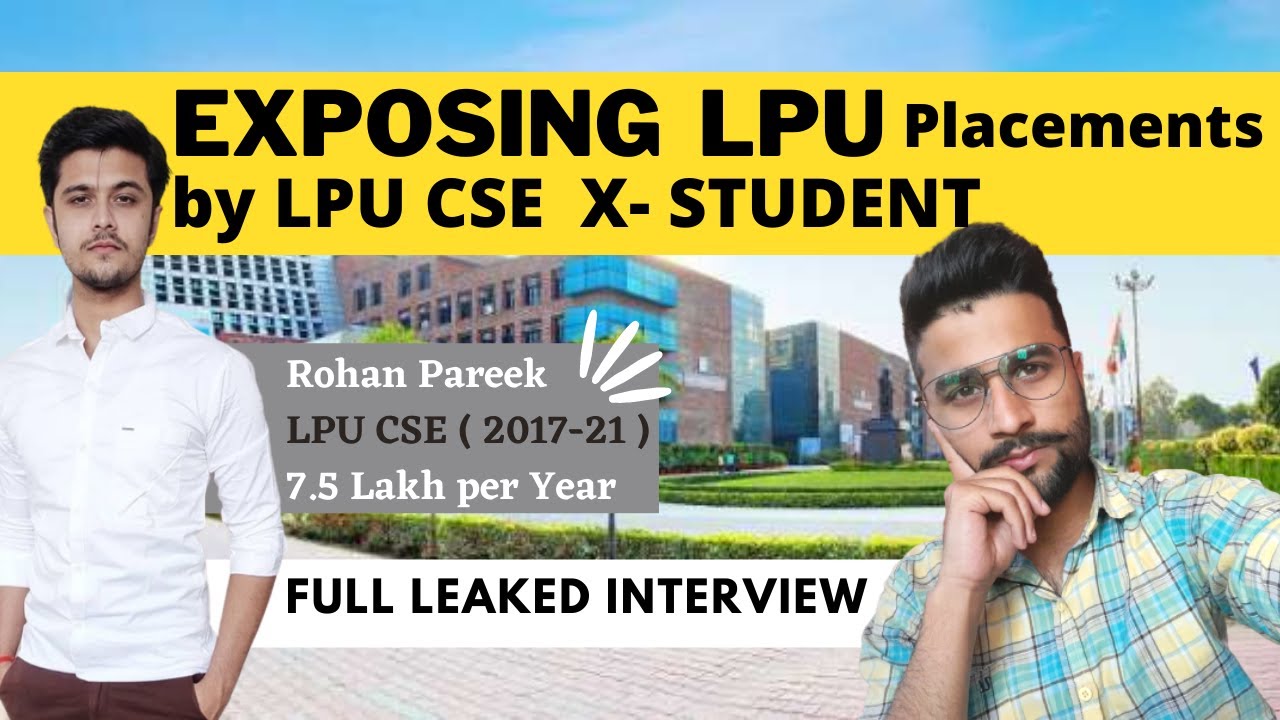 LPU CSE Student Honest review |Lpu cse placements, campus, classes | LPU btech cse #lpubtech # ...
