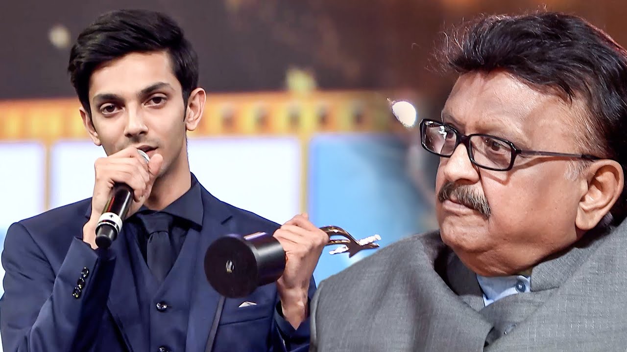 Anirudh Ravichander feels honored to receive Best Singer award in front ...