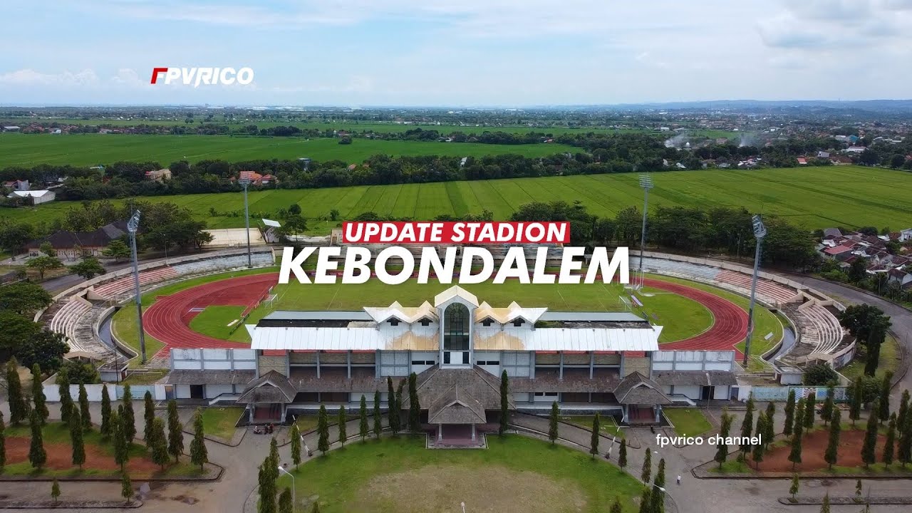 UPDATE STADION KEBONDALEM KENDAL TUAN RUMAH LIGA 3 NASIONAL VIDEO DRONE ...