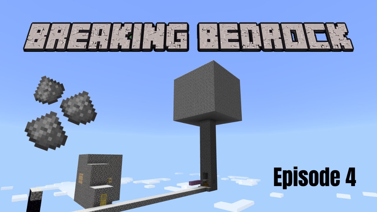 Breaking Bedrock S4 Ep4: Simple Minecraft Bedrock Creeper farm - YouTube