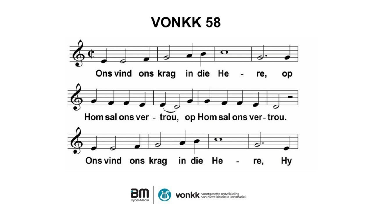 VONKK 58 - Ons vind ons krag in die Here - YouTube