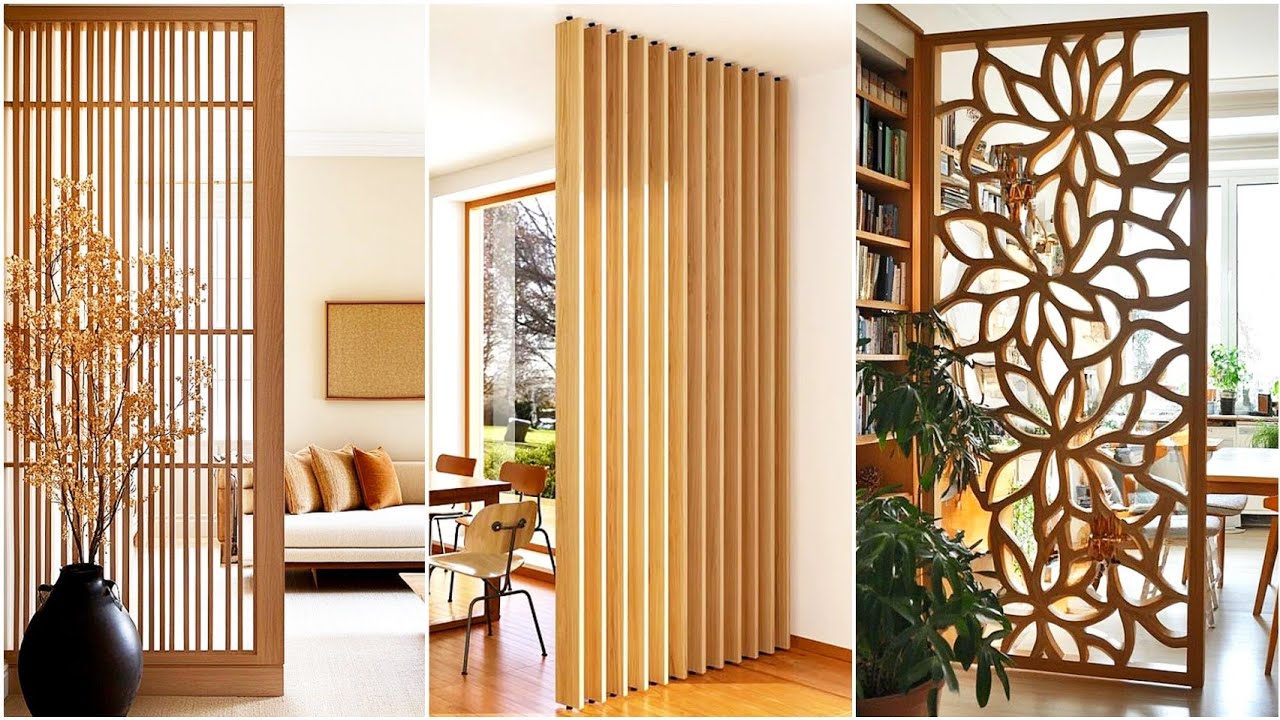 Modern 200 Wooden Wall Divider Designs Between Rooms For Home Interior ...