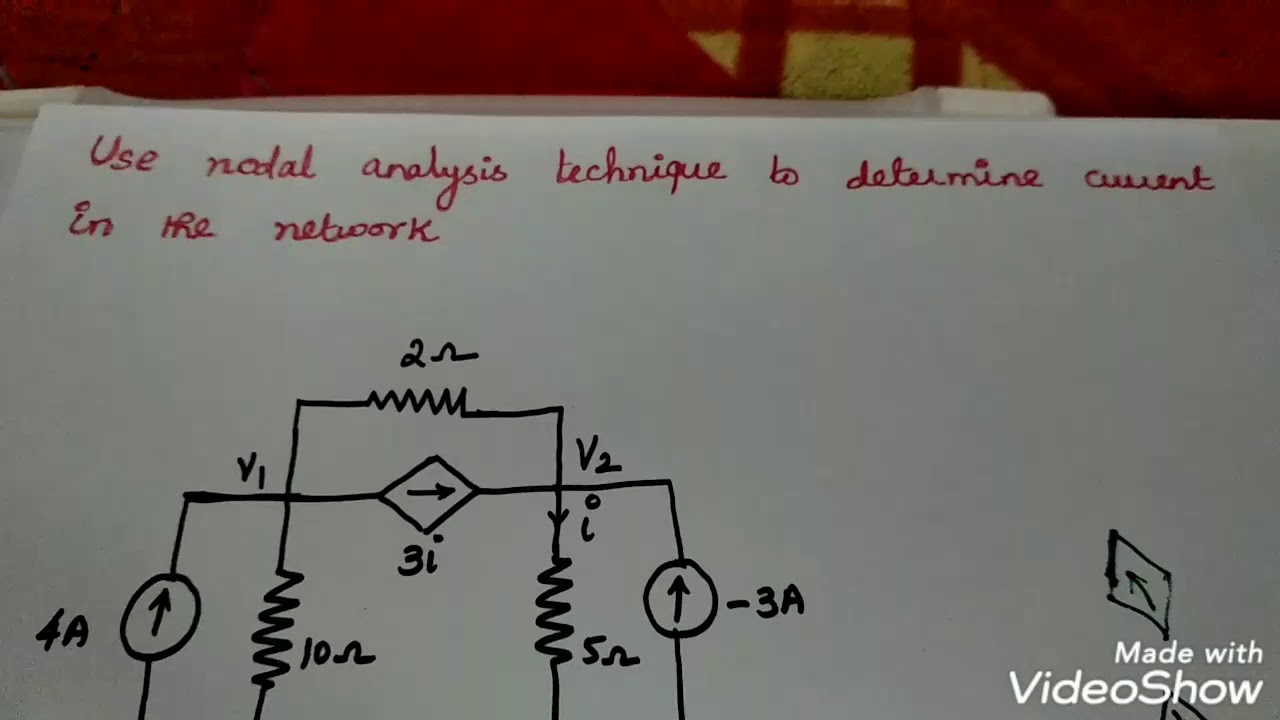 Nodal Analysis Dependent Source Problem Tamil Youtube 5168