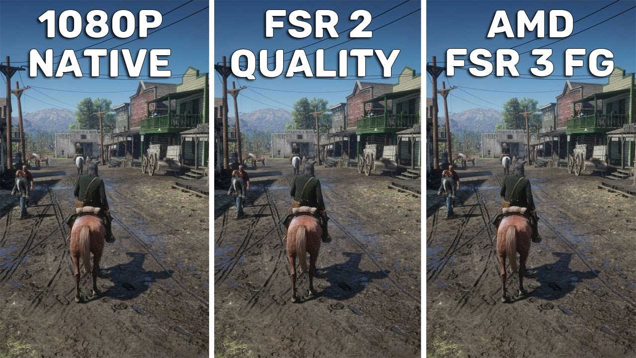 Red Dead Redemption 2 - GTX 1650 - AMD FSR 3 Frame Generation Mod - YouTube