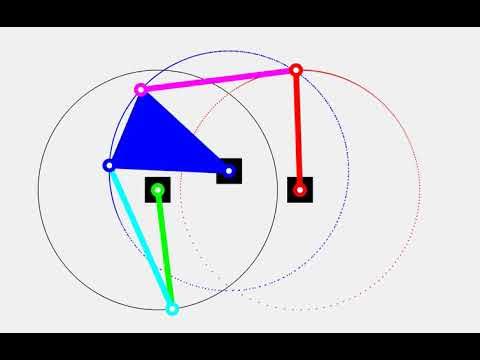 Motion animation using Matlab: Triple-crank Watt's Six-bar mechanism - YouTube