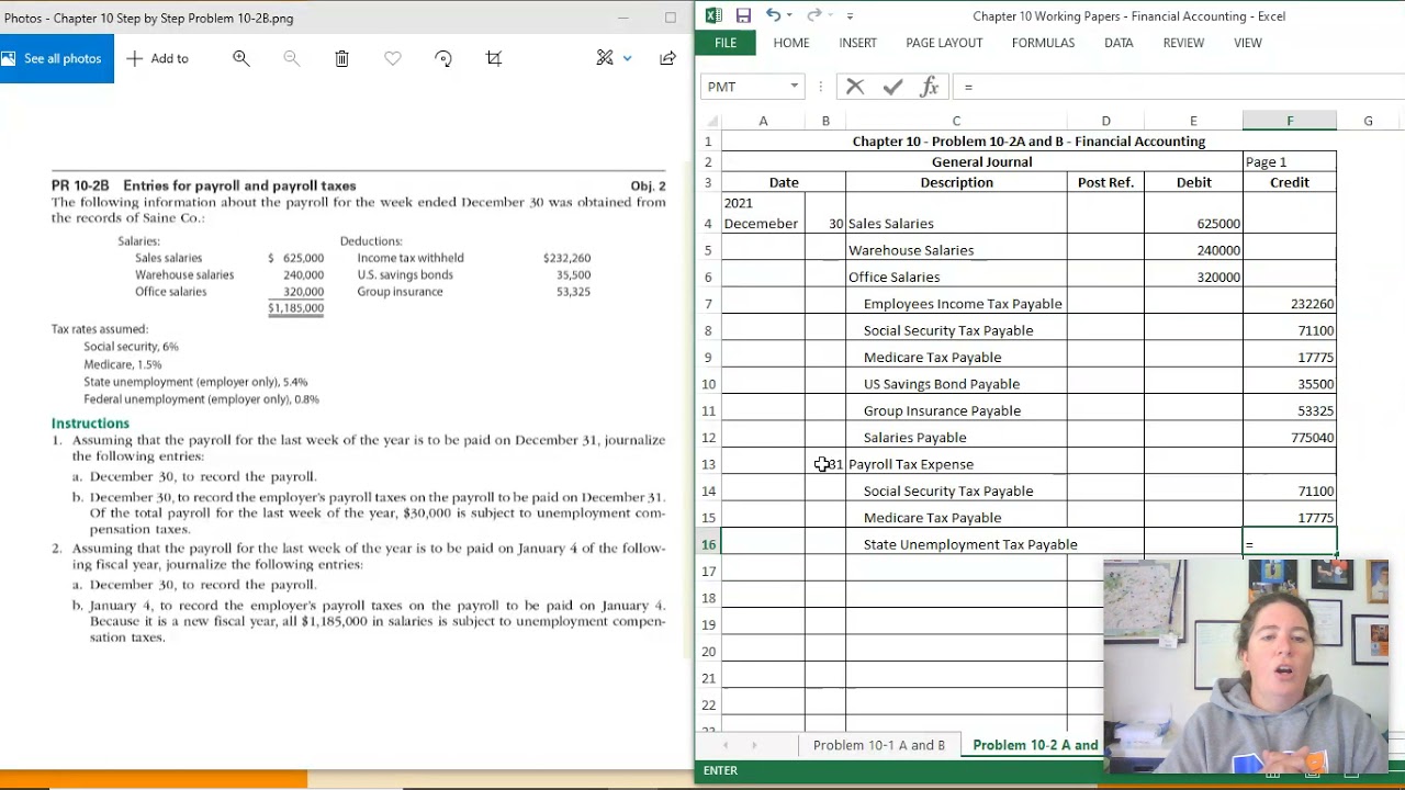 FA2 - Chapter 10 Step by Step Problem 10-2B - YouTube