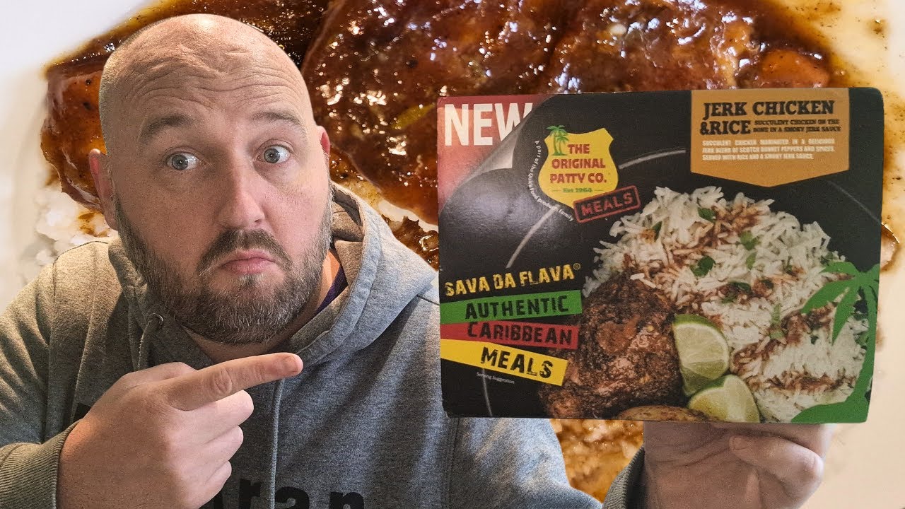AUTHENTIC CARIBBEAN MEAL - New Jerk Chicken and Rice - Farmfoods - Food ...