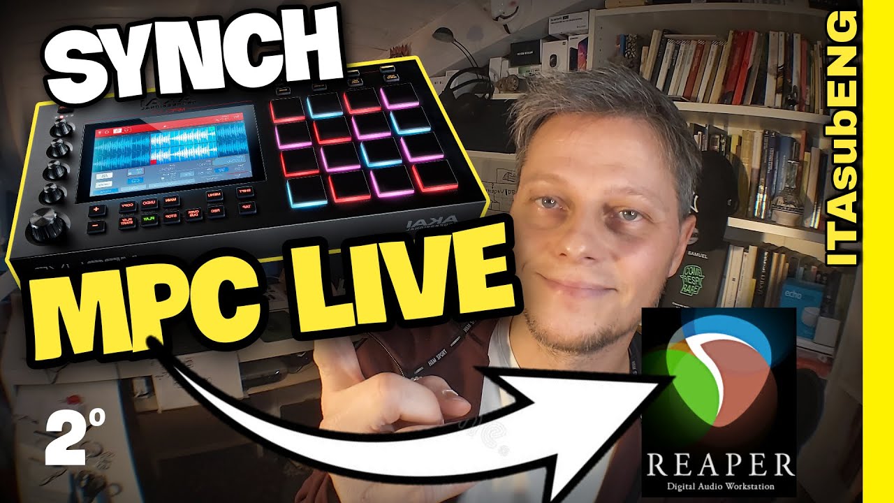 Reaper Akai Mpc Sync 2 + (drum recording) - YouTube